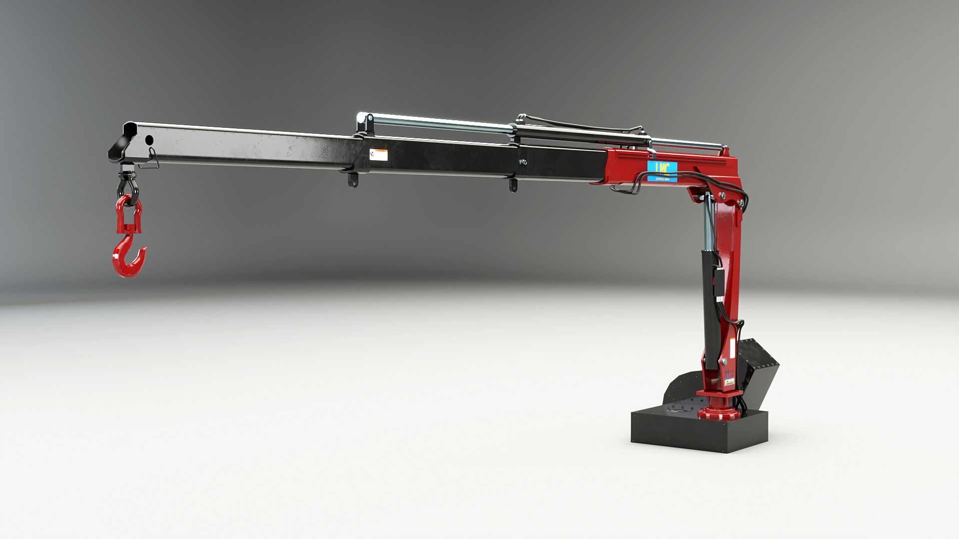 3D Generic Small Truck-Mounted Crane - TurboSquid 2201757