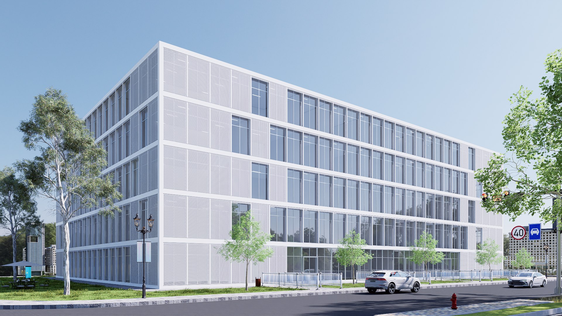 Building Office 3D - TurboSquid 2412660