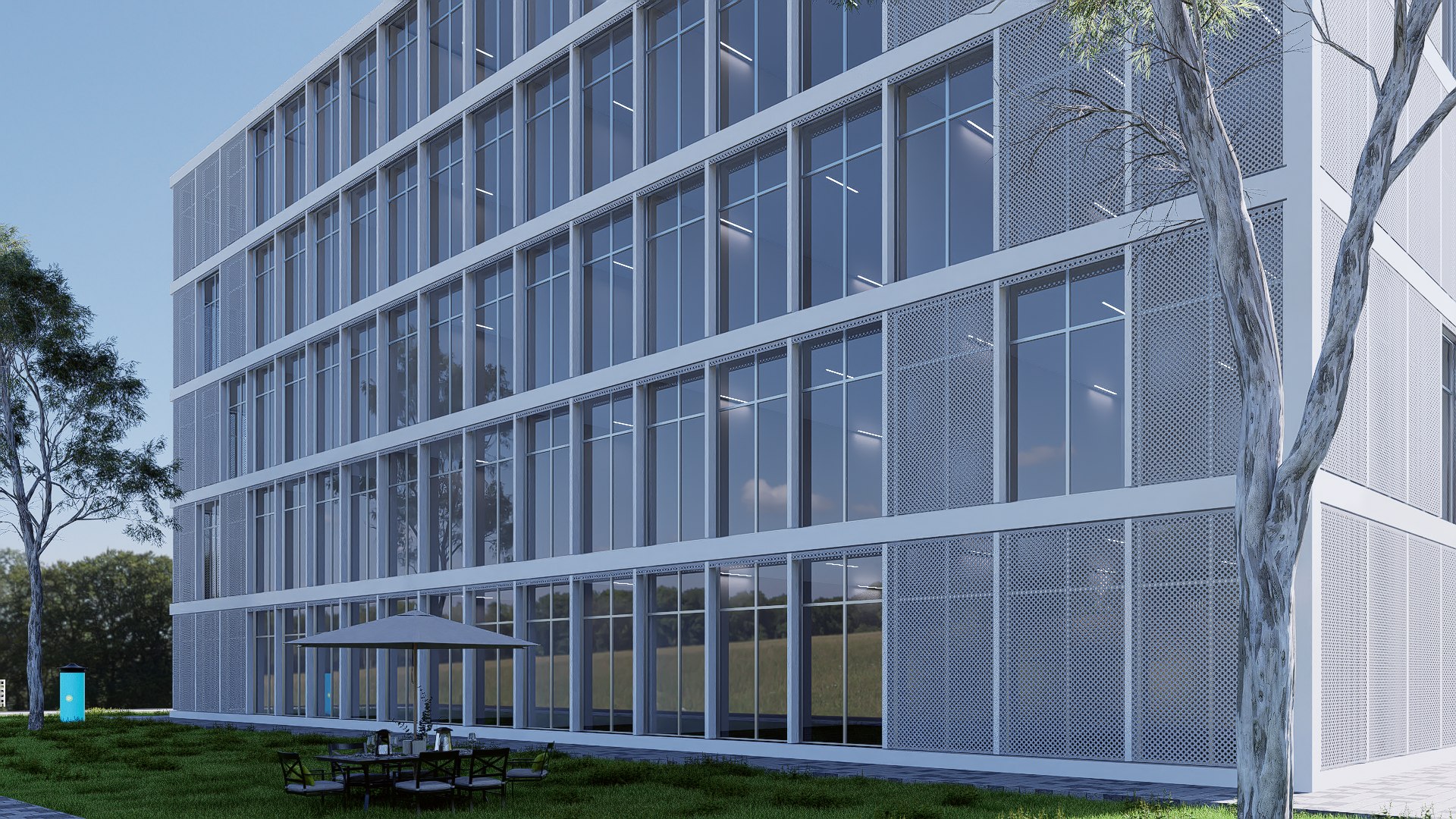 Building Office 3D - TurboSquid 2412660