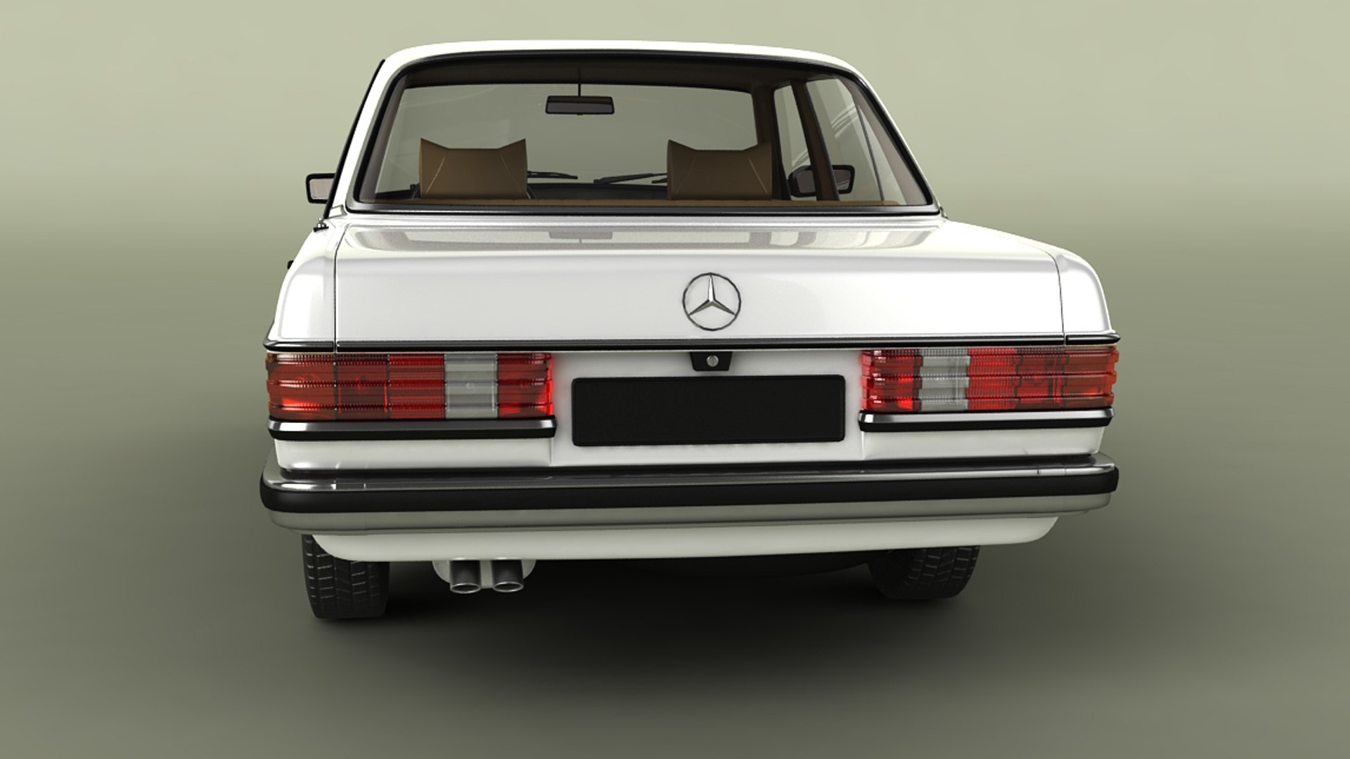 3D Mercedes-Benz W123 Sedan Model - TurboSquid 2082336