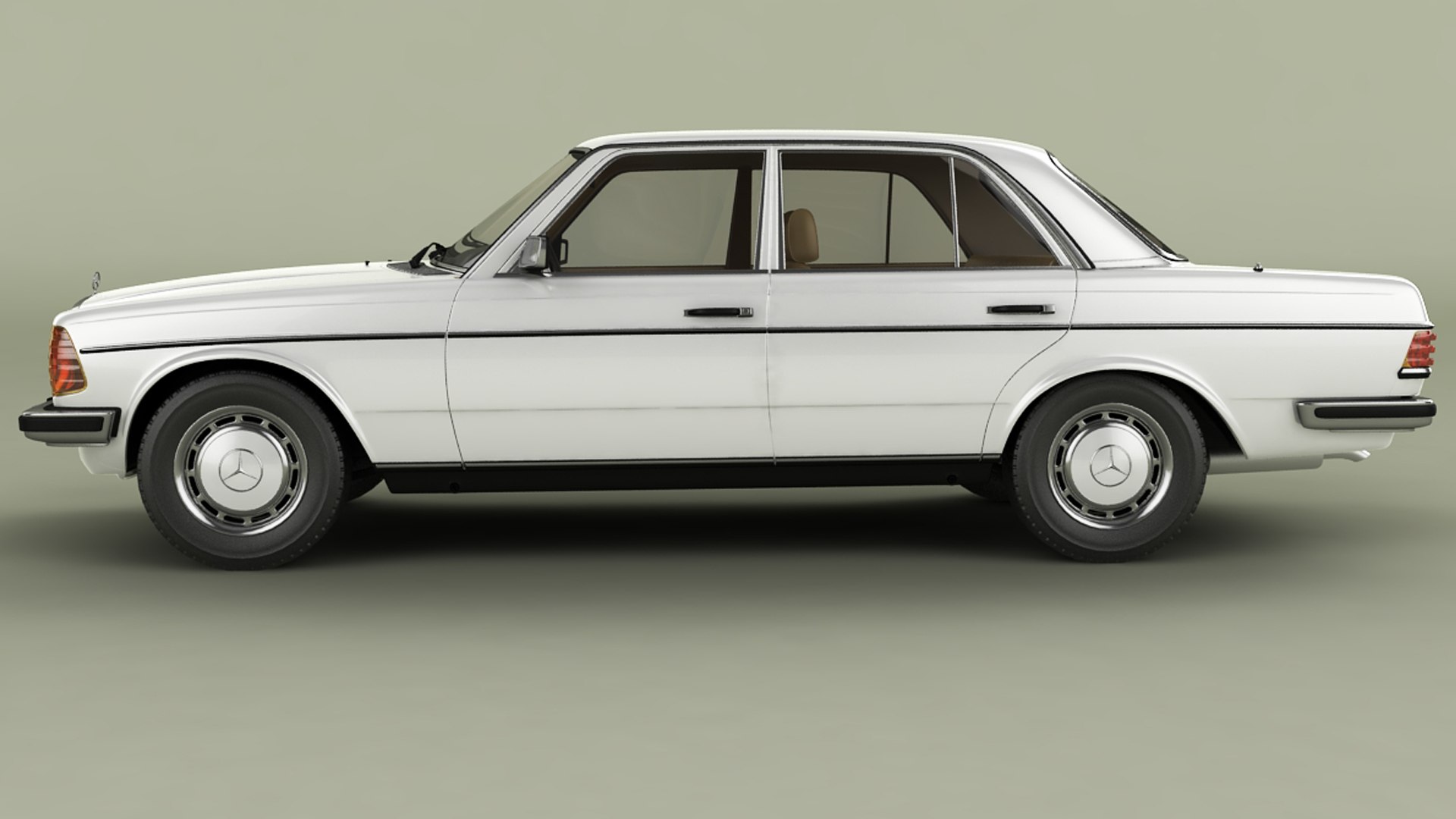 3D Mercedes-Benz W123 Sedan Model - TurboSquid 2082336