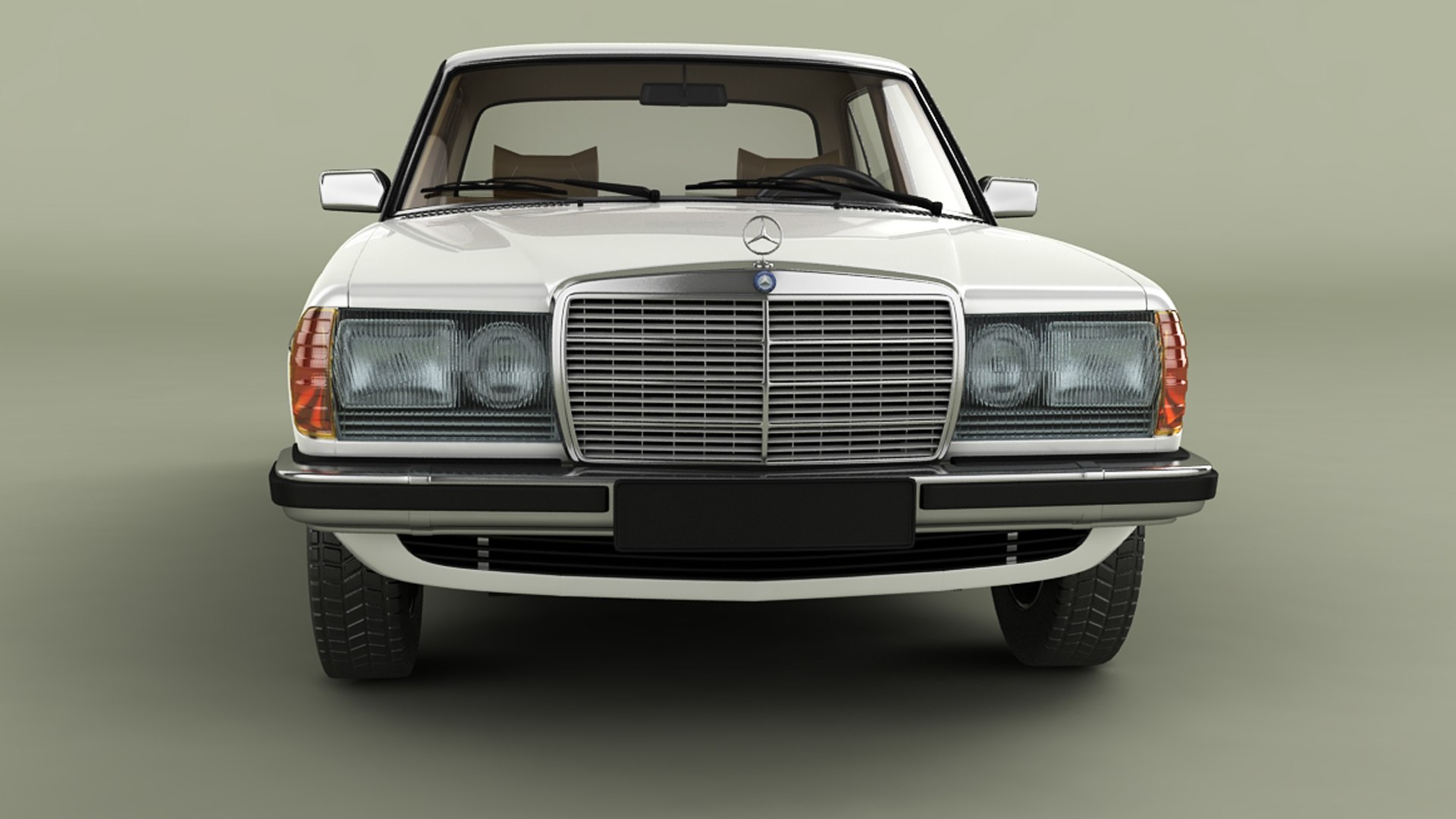 3D Mercedes-Benz W123 Sedan Model - TurboSquid 2082336
