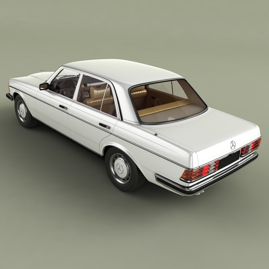 3D Mercedes-Benz W123 Sedan Model - TurboSquid 2082336