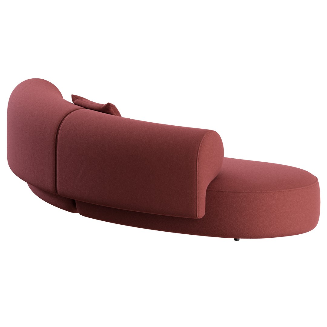 Melody Curved Sofa By Natuzzi 3D Model - TurboSquid 2383155