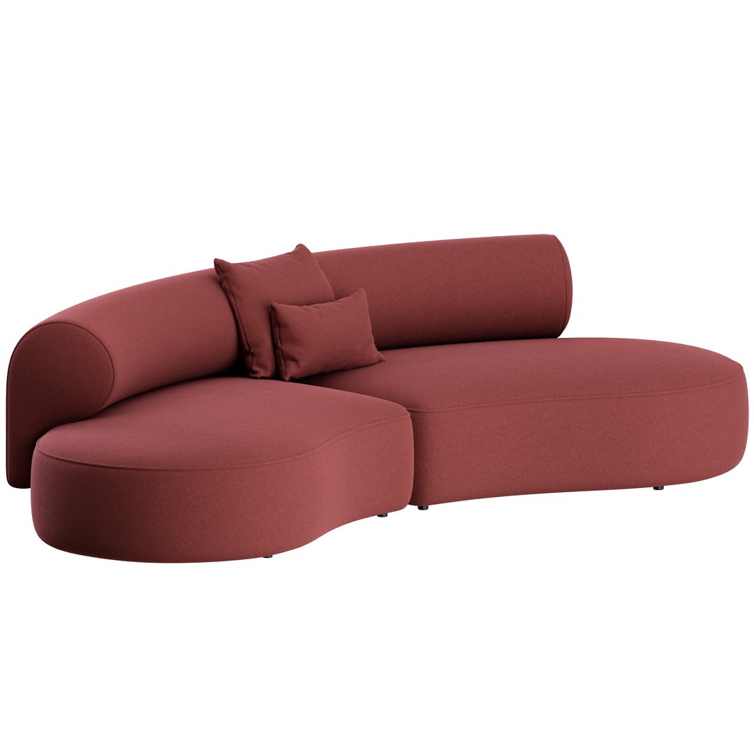 Melody Curved Sofa By Natuzzi 3D Model - TurboSquid 2383155