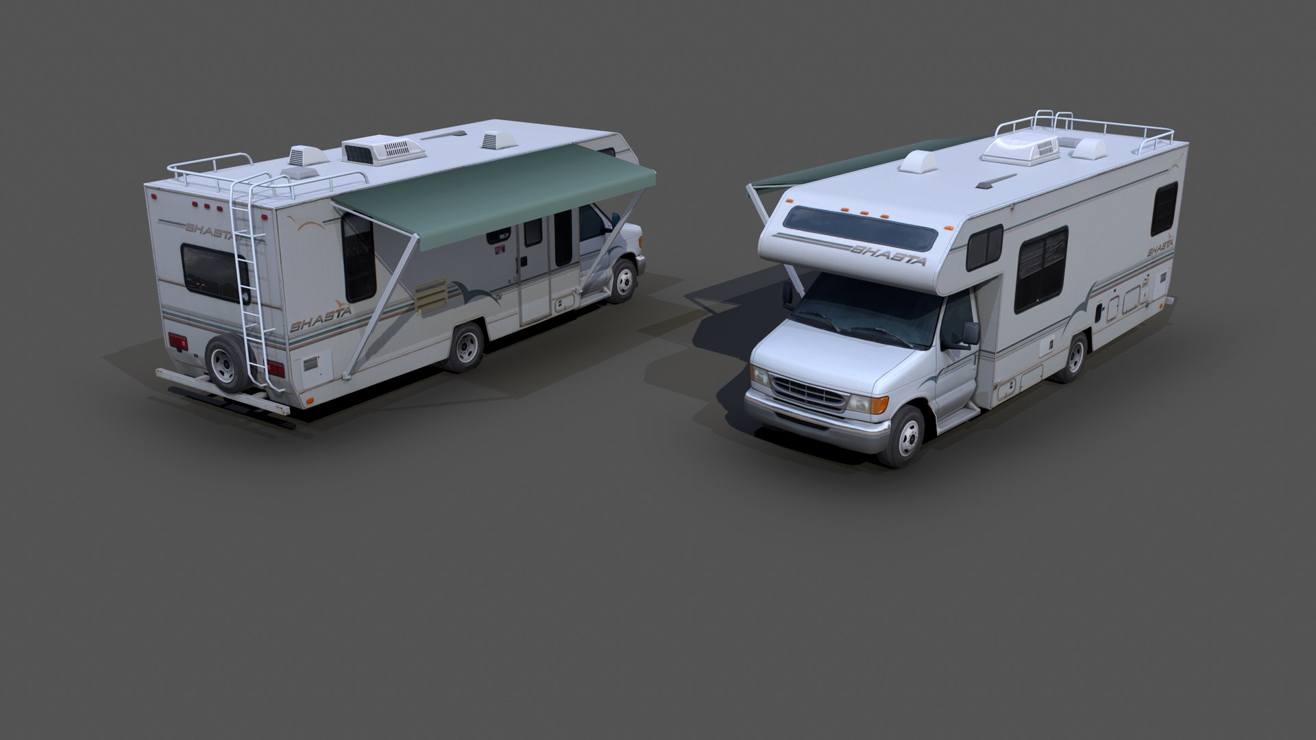 3D Shasta 350 RV 1997 model - TurboSquid 1784035