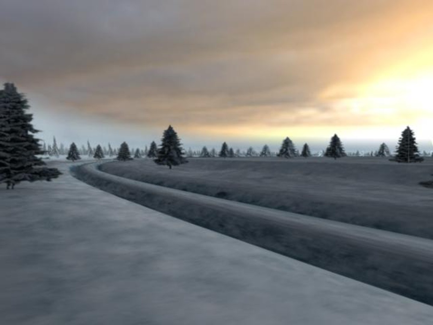 3d Model Winter Environment