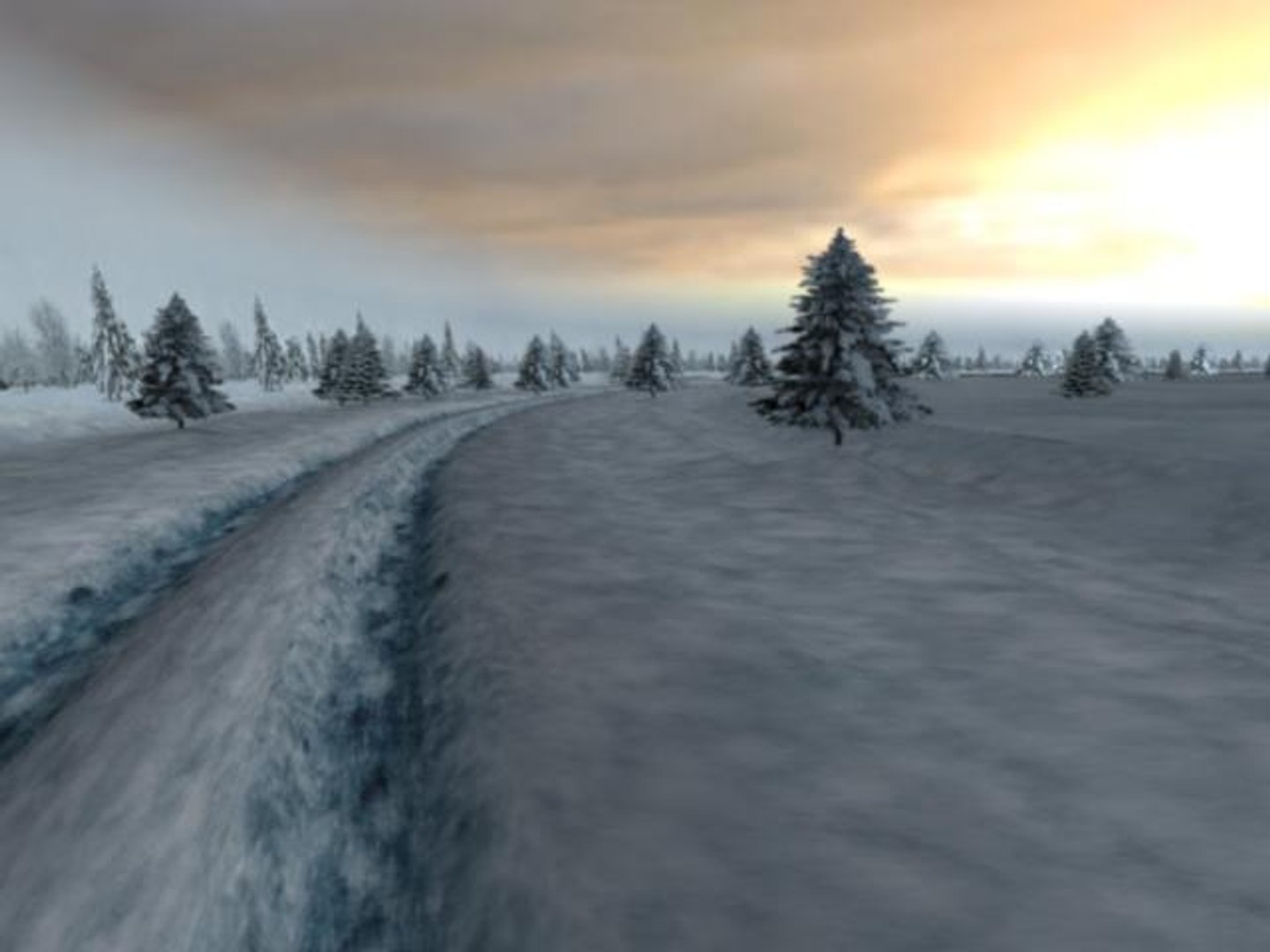 3d Model Winter Environment