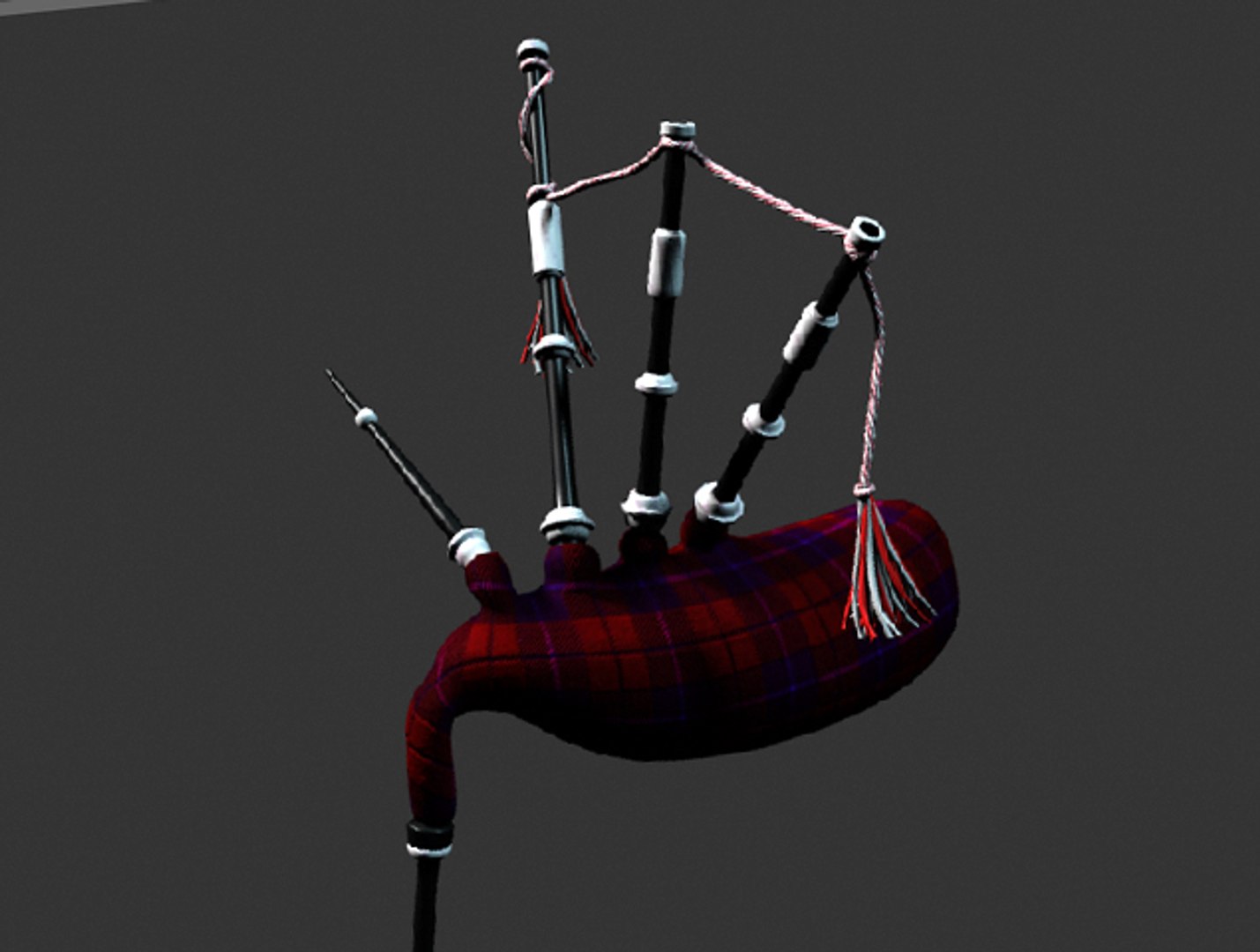 3d Scotland Pipe Model
