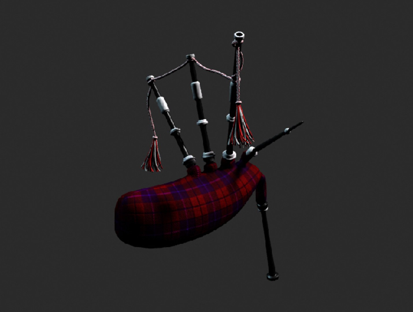 3d Scotland Pipe Model