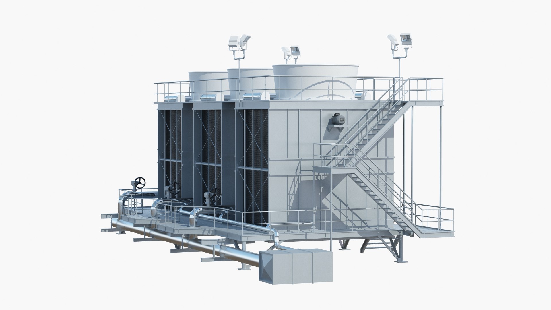 Cooling Tower Model - TurboSquid 2509808