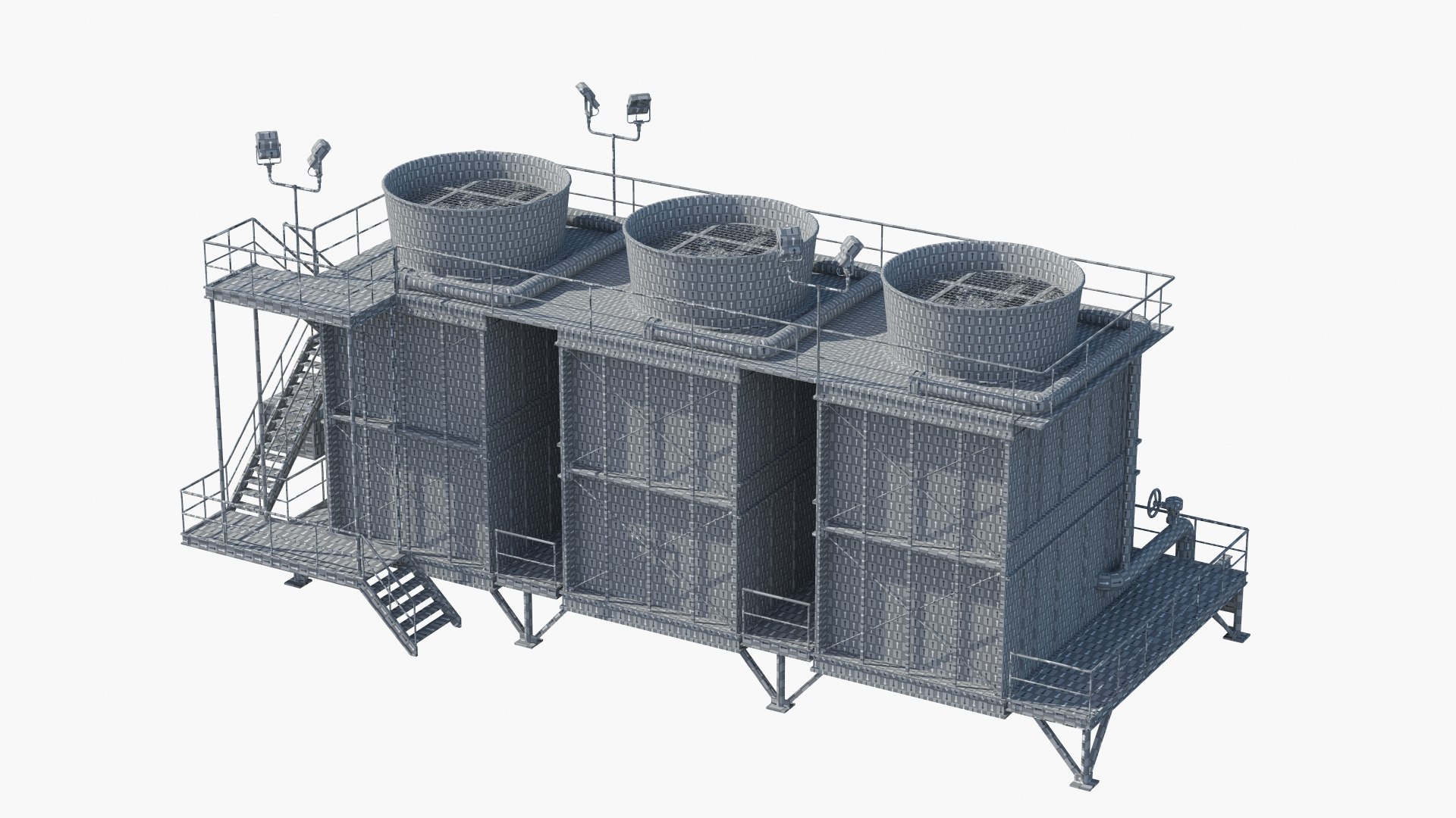 Cooling Tower Model - TurboSquid 2509808