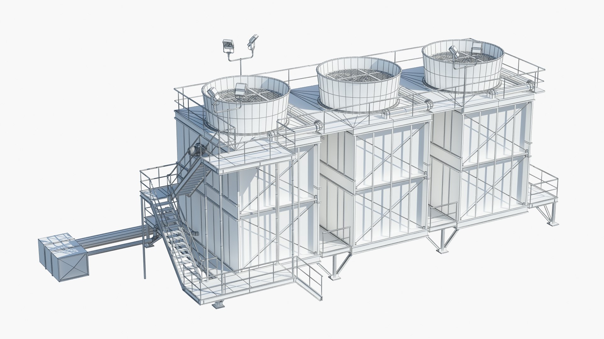 Cooling Tower Model - TurboSquid 2509808
