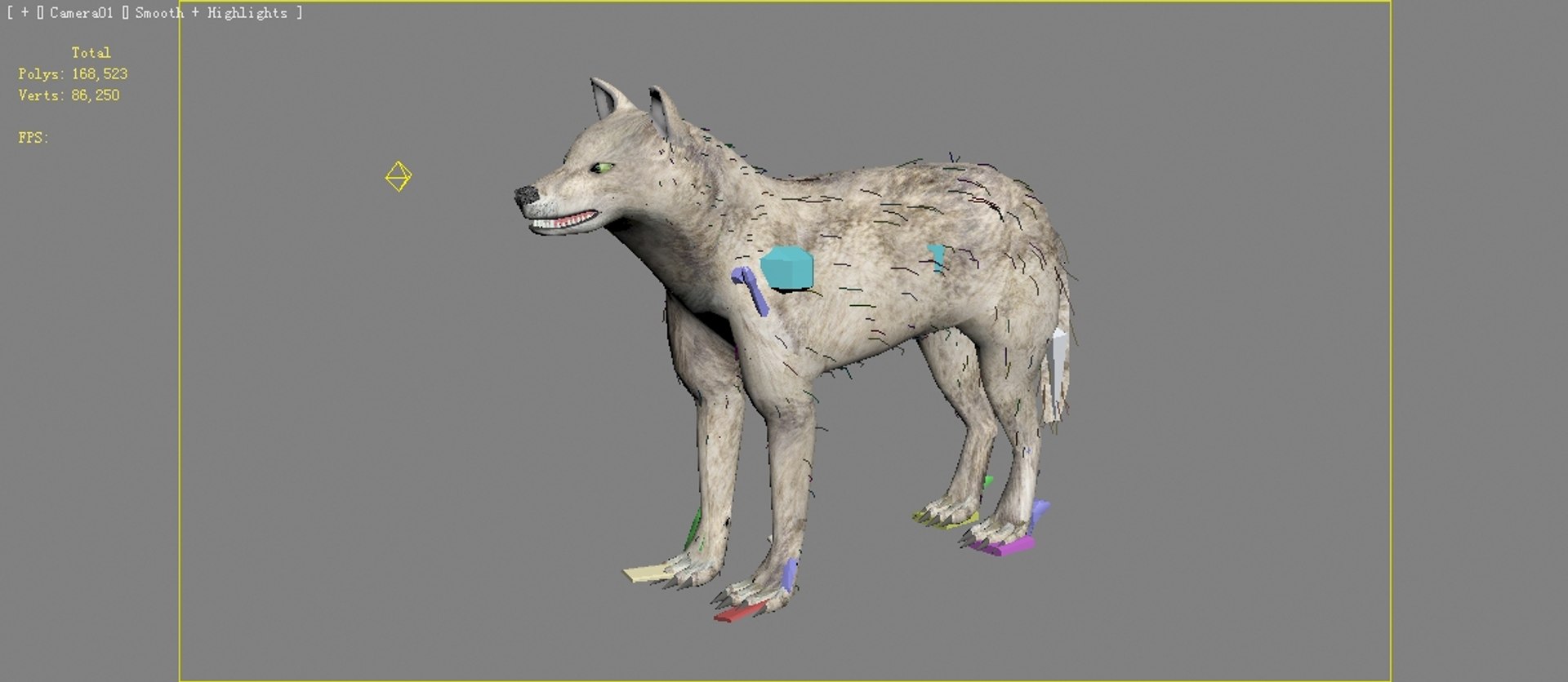 Gray Wolf Animation 3D - TurboSquid 1463453