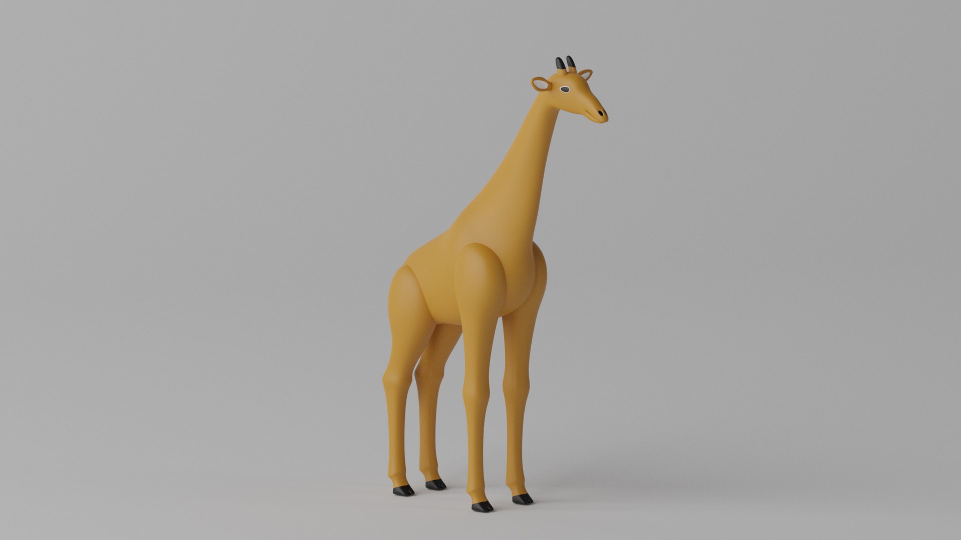 3D Cartoon Cute Giraffe 1 Model - TurboSquid 2105344