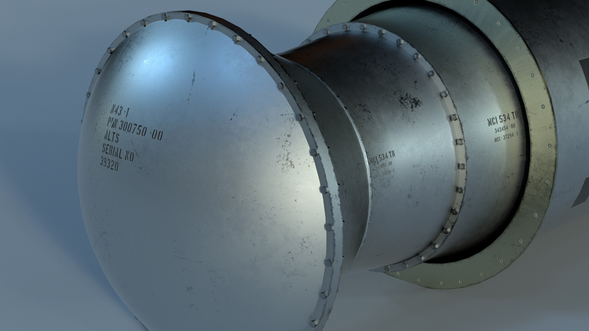 3D W-53 Nuclear Bomb Model - TurboSquid 2418501