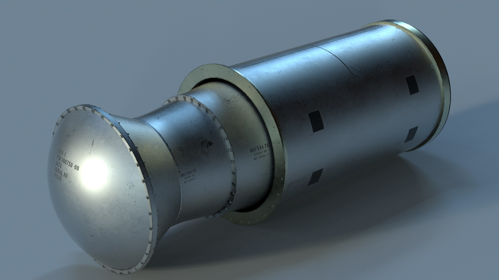 3D W-53 Nuclear Bomb Model - TurboSquid 2418501