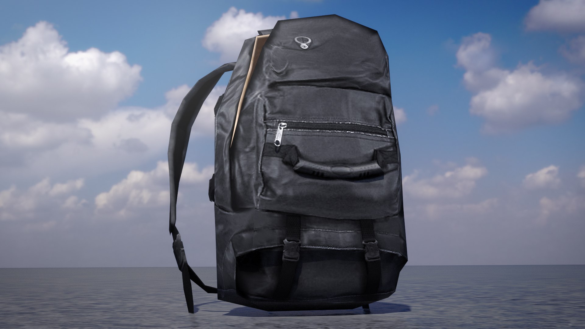 3D Model Backpack Opened - TurboSquid 2350537