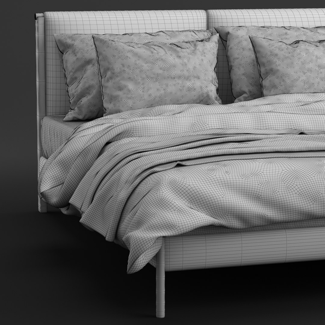 3D v-ray bed - TurboSquid 1587860
