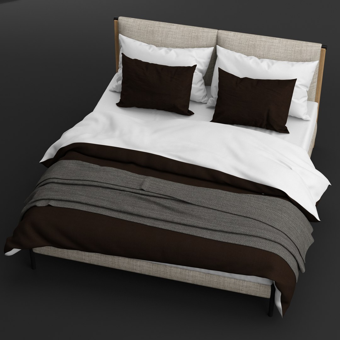3D v-ray bed - TurboSquid 1587860