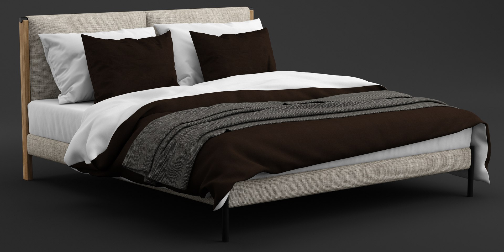 3D v-ray bed - TurboSquid 1587860