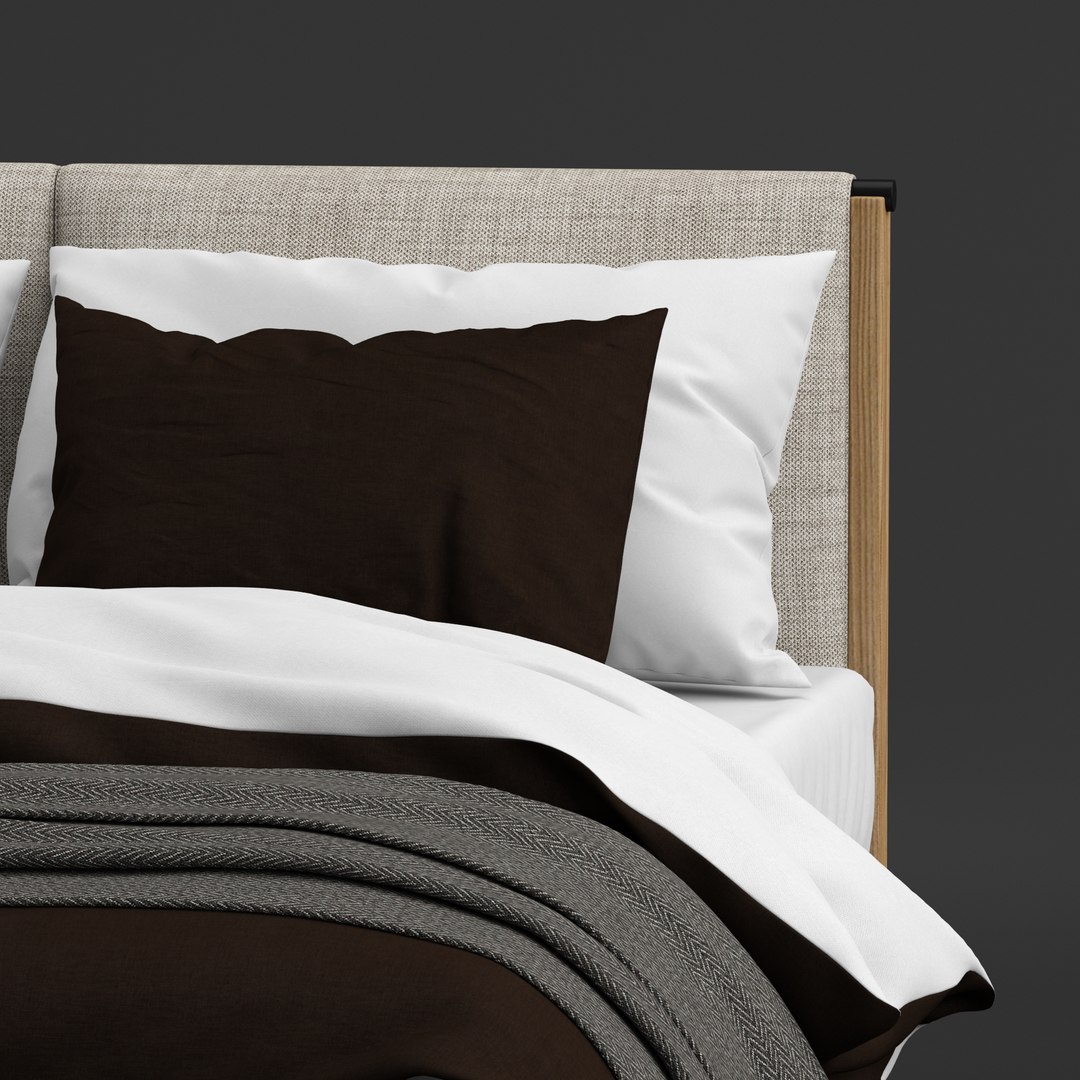 3D v-ray bed - TurboSquid 1587860