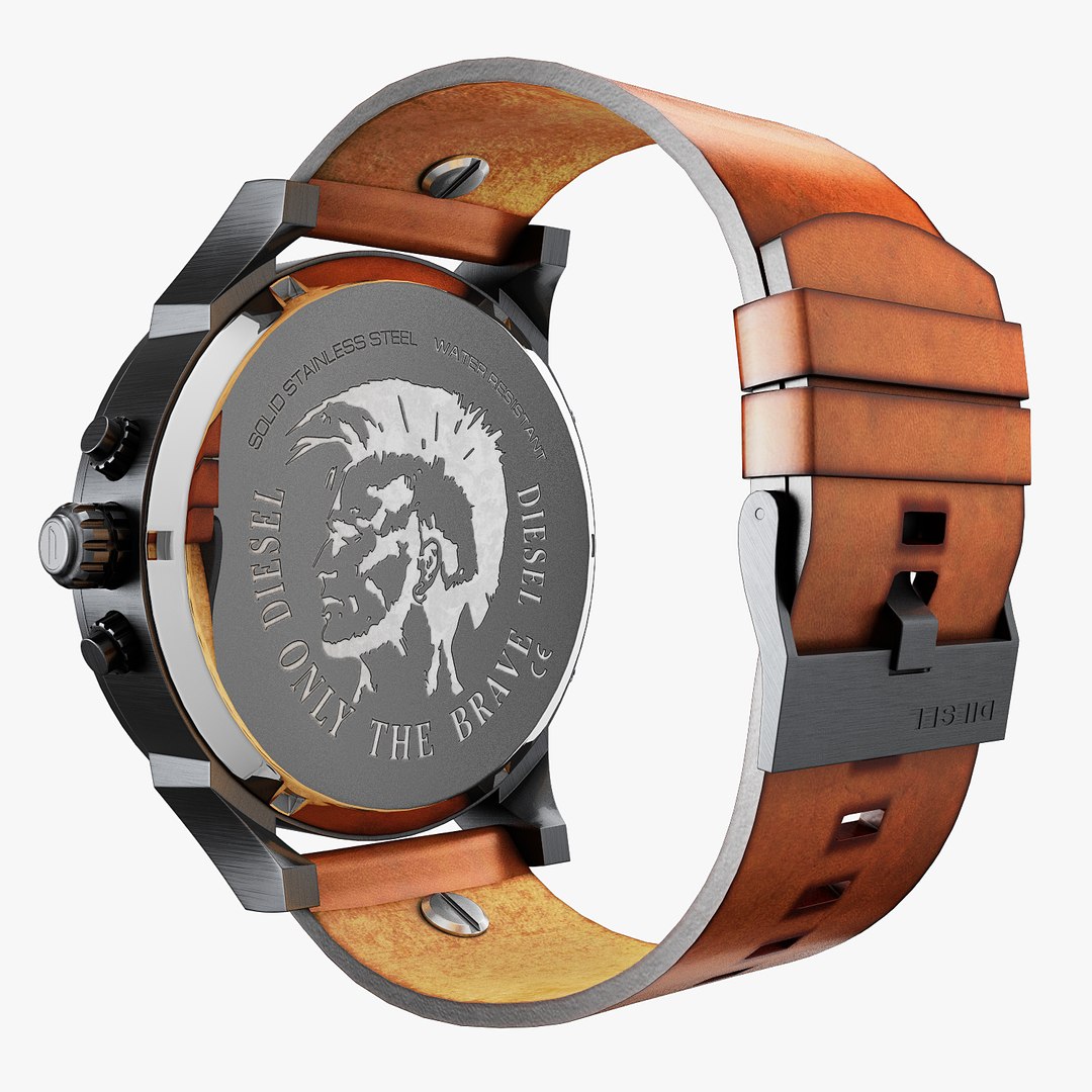 Realistic Wrist Watch Diesel 3D - TurboSquid 1456919