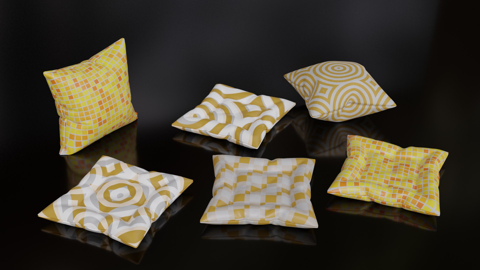 Pillows Pack 3D - TurboSquid 1753660