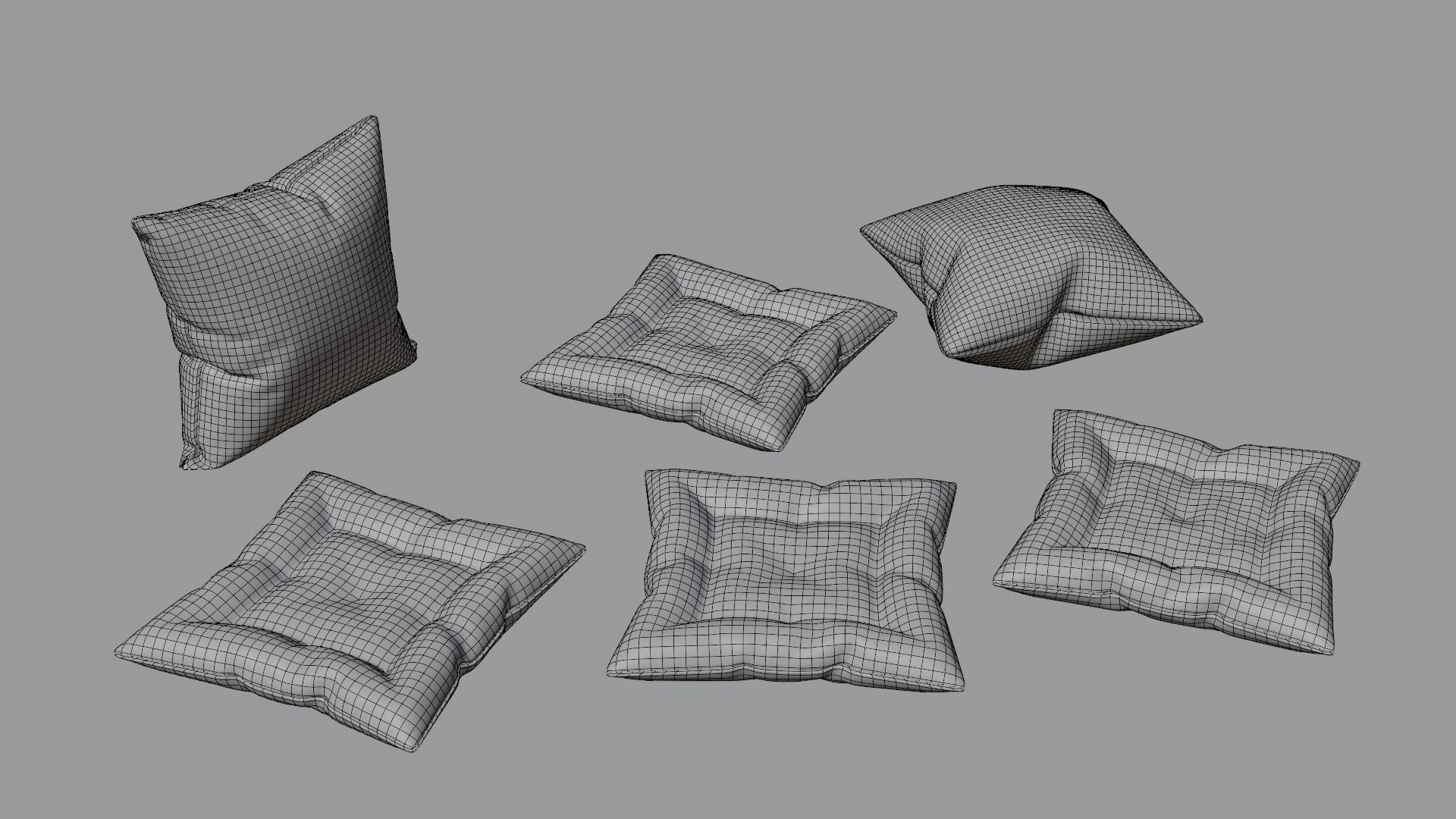 Pillows Pack 3D - TurboSquid 1753660