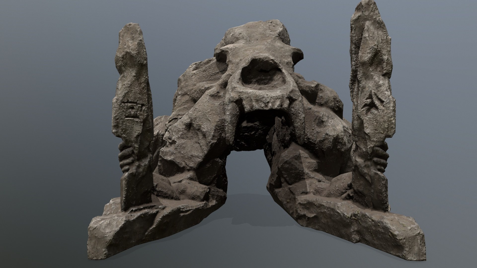 Skull Gate 3D Model - TurboSquid 2148553