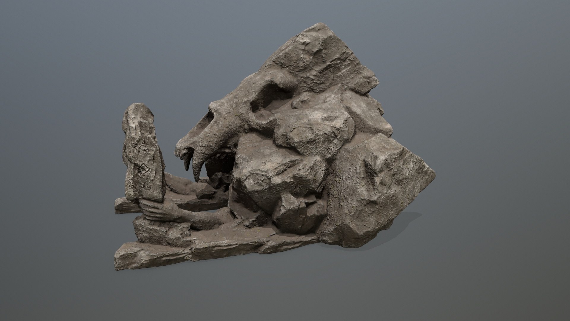 Skull Gate 3D Model - TurboSquid 2148553