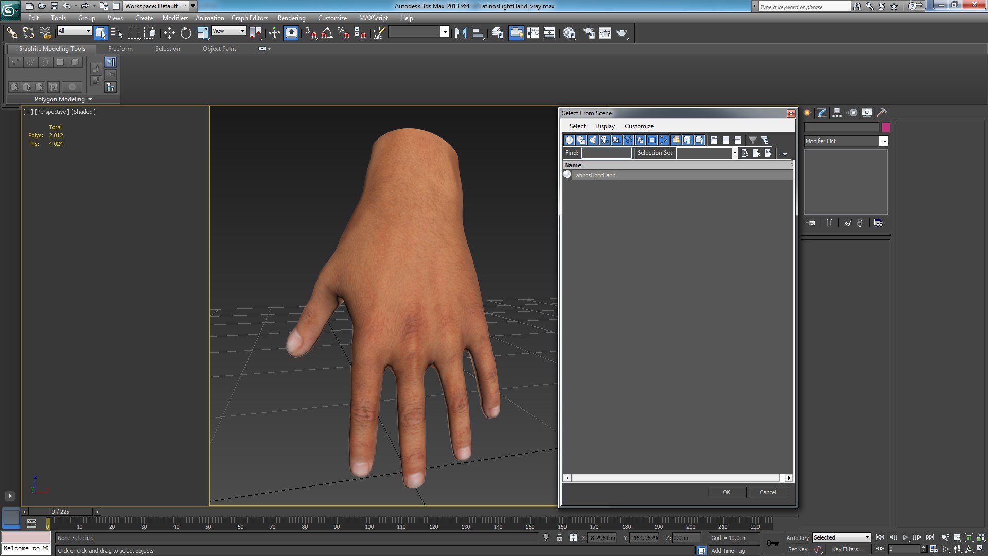 3ds hand skin type 3