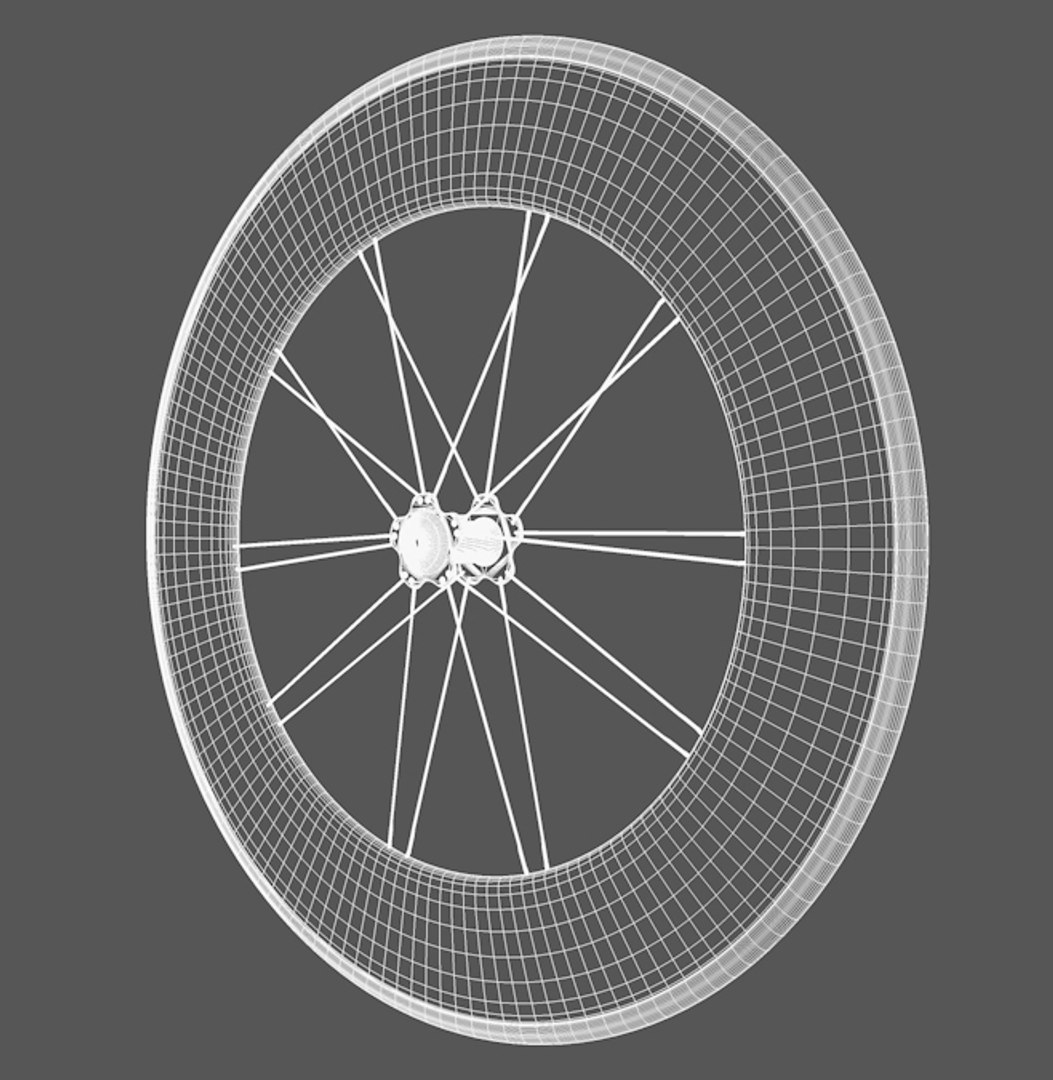 3d Racing Bicycle Wheels Model