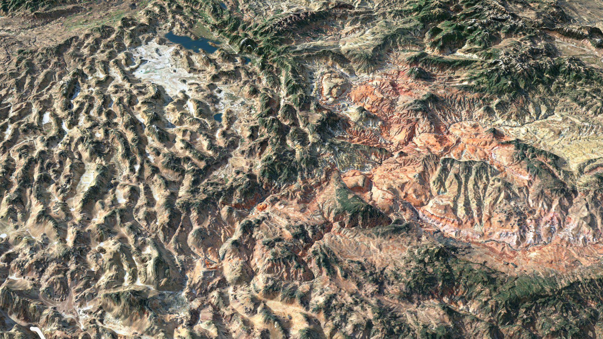 United States Of America Realistic Satellite Relief PBR Map 3D Model ...