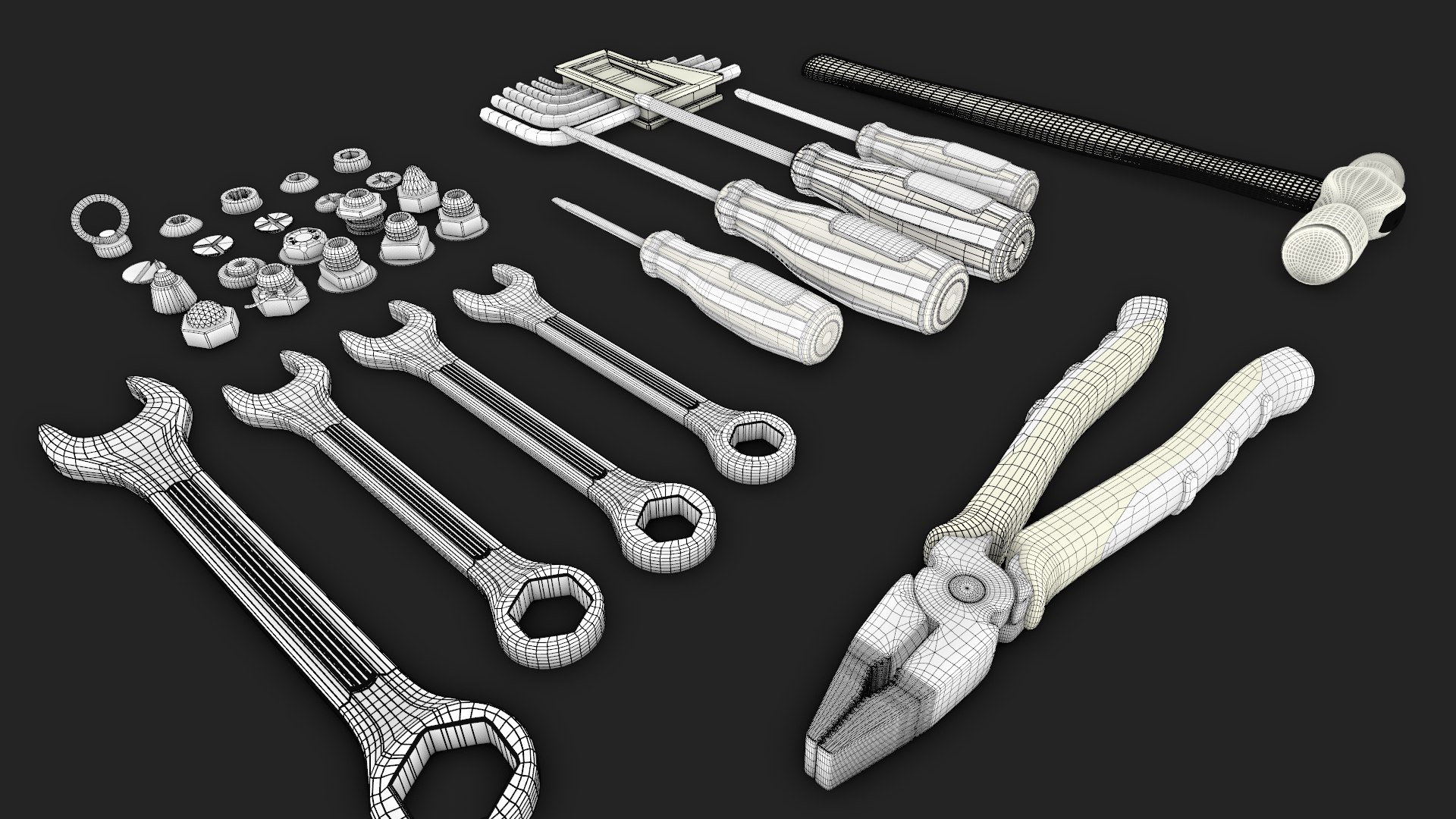 3D Tools Toolset - TurboSquid 1681071