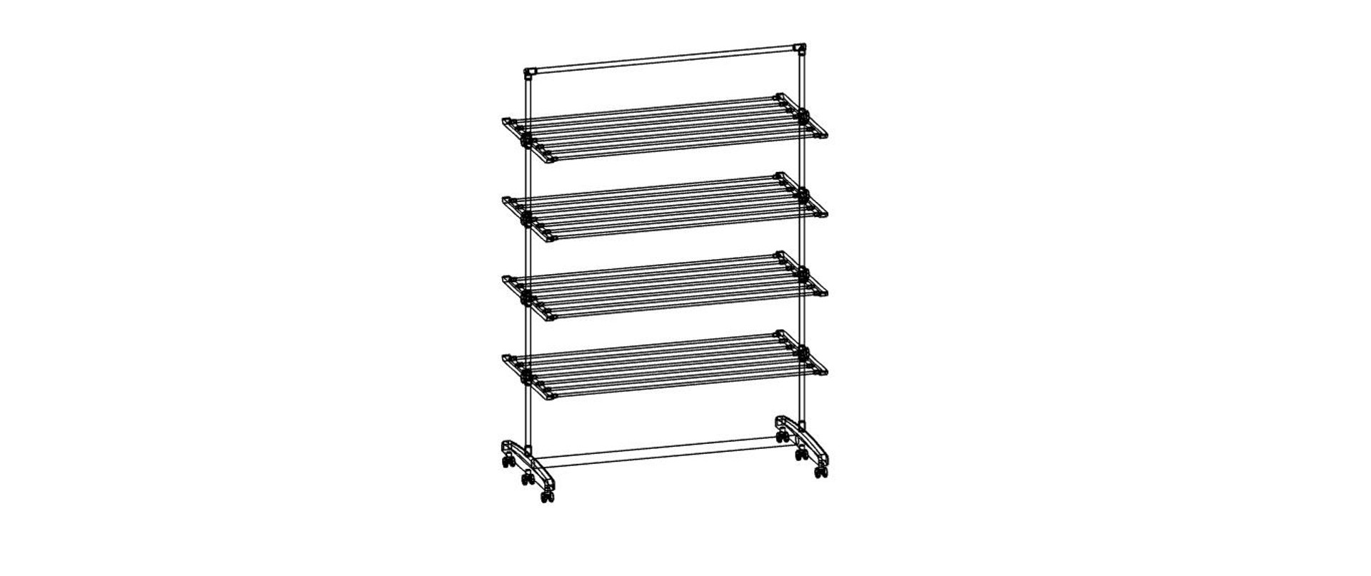 Drying Rack 3D Model - TurboSquid 2032587