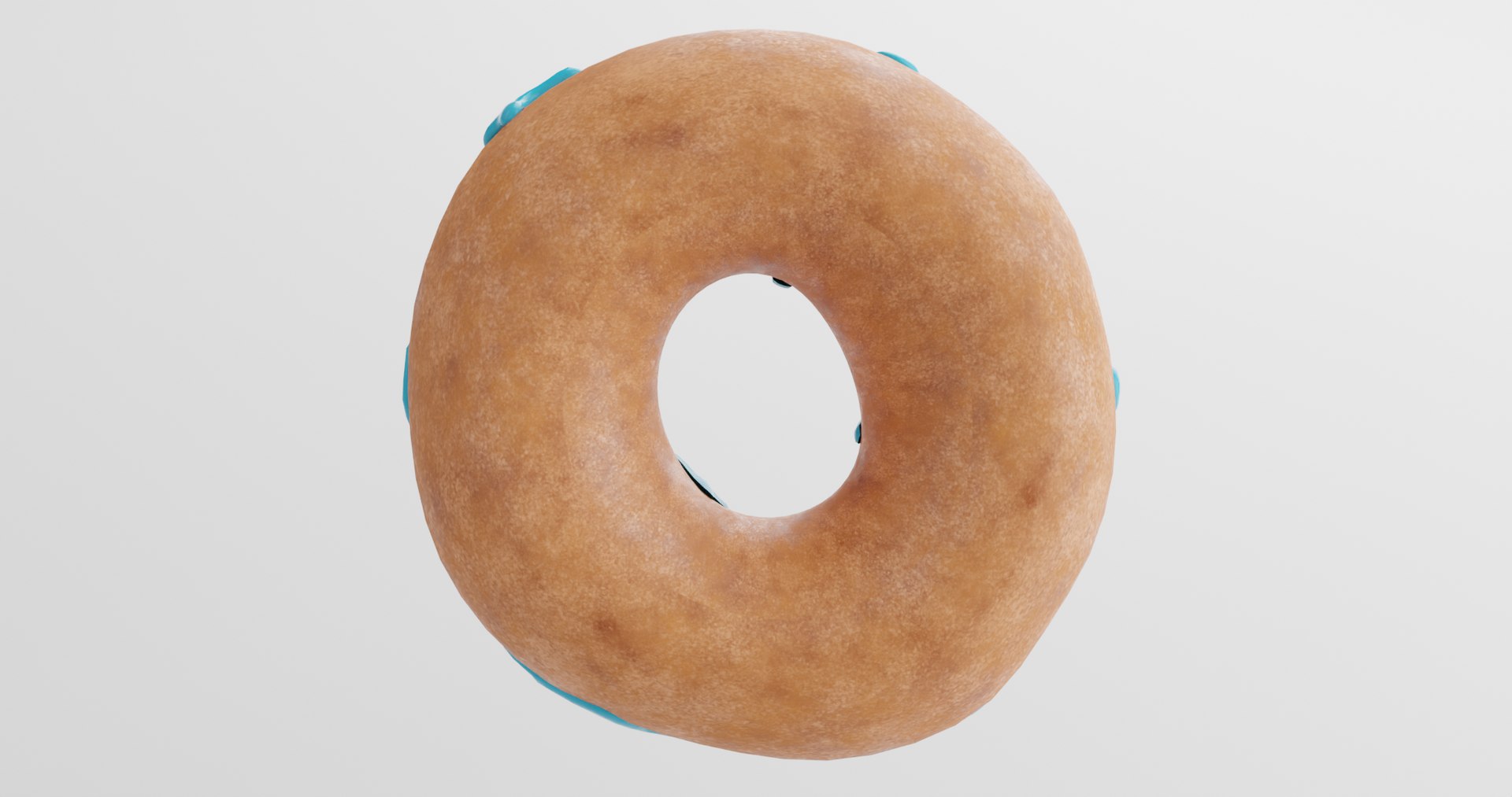 3D Donut Blue - TurboSquid 1851502