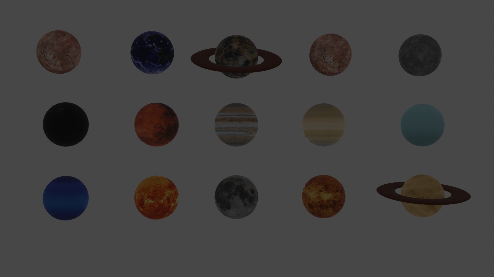 Planets Pack 3D Model - TurboSquid 1834454
