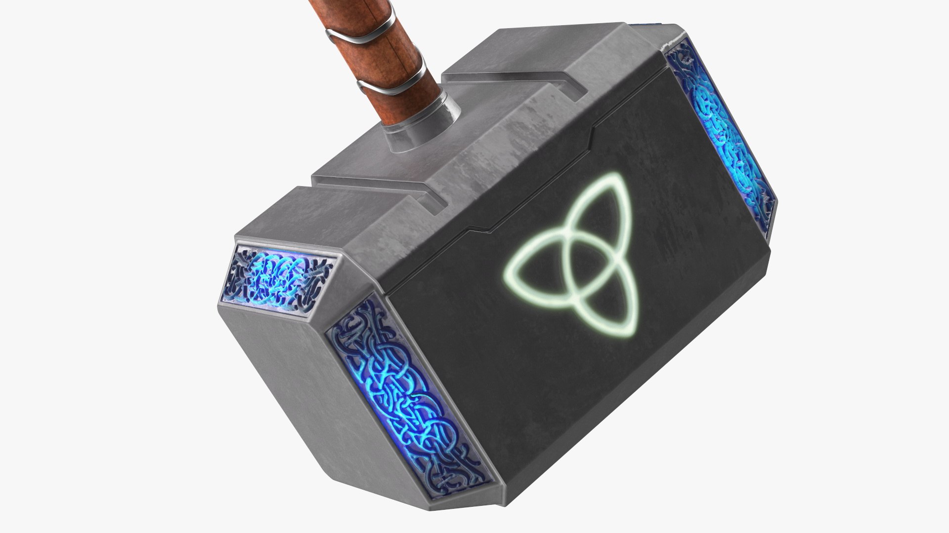 Thor Hammer Mjolnir Glowing Blue 3D - TurboSquid 2139318