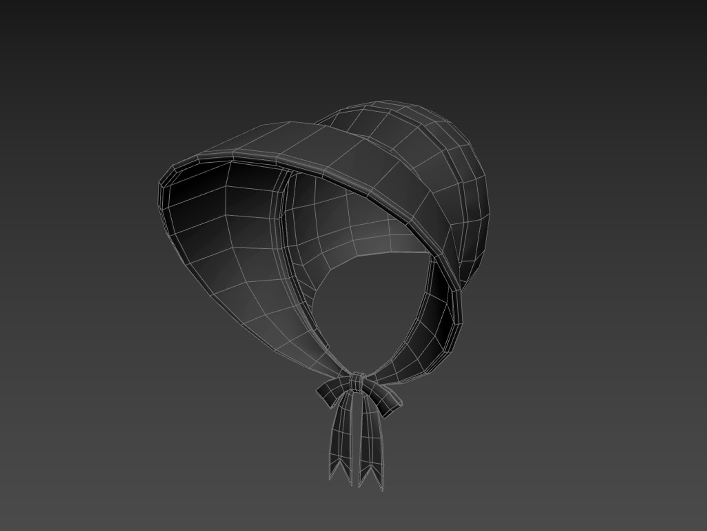 3D bonnet hat model - TurboSquid 1561200