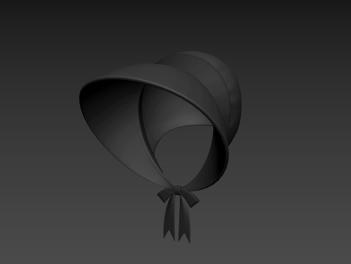 3D bonnet hat model - TurboSquid 1561200