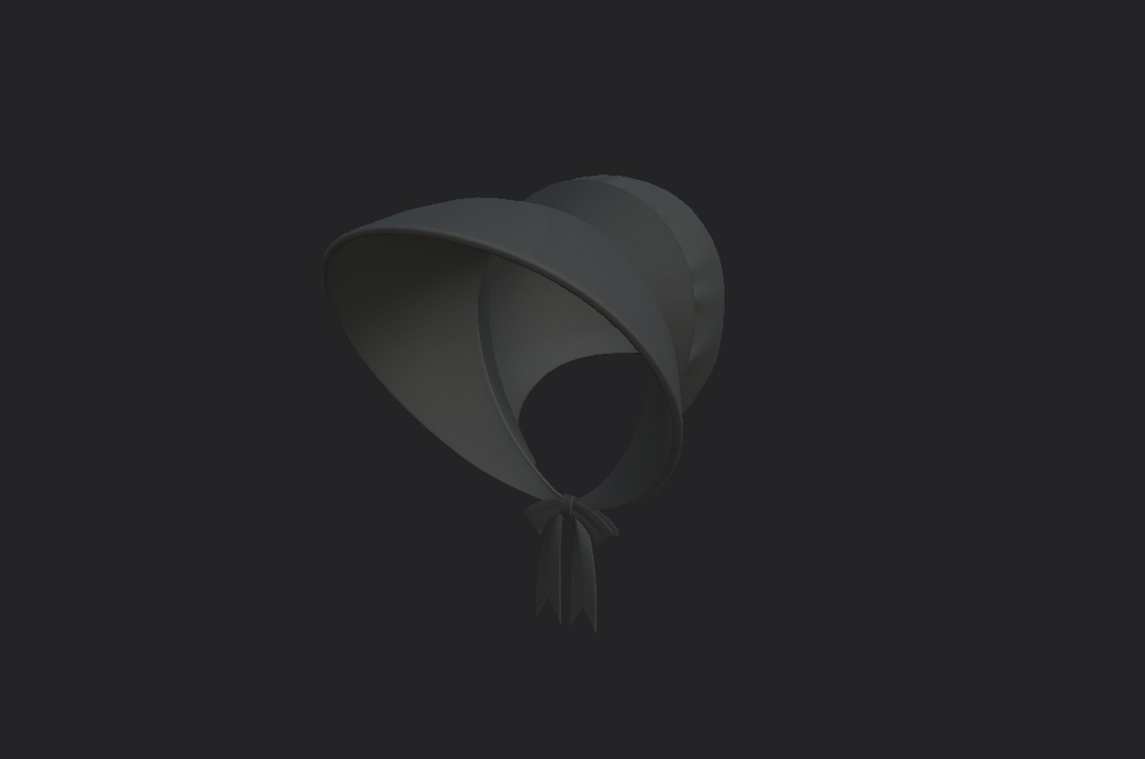 3D bonnet hat model - TurboSquid 1561200