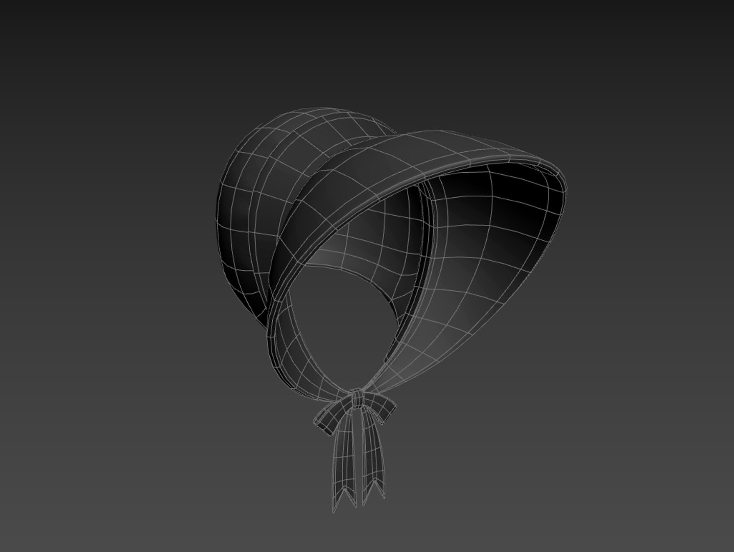 3D bonnet hat model - TurboSquid 1561200