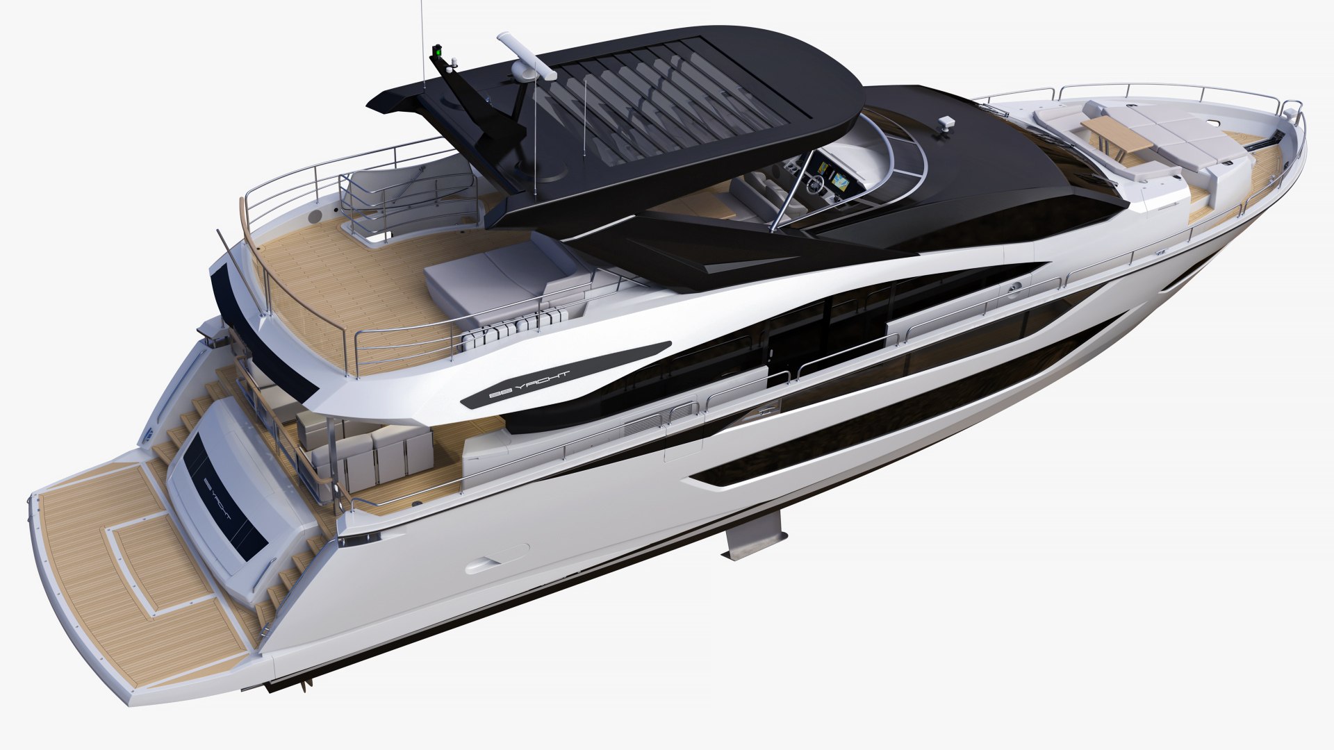 3d Sunseeker 88 Yaht Model Turbosquid 1971944