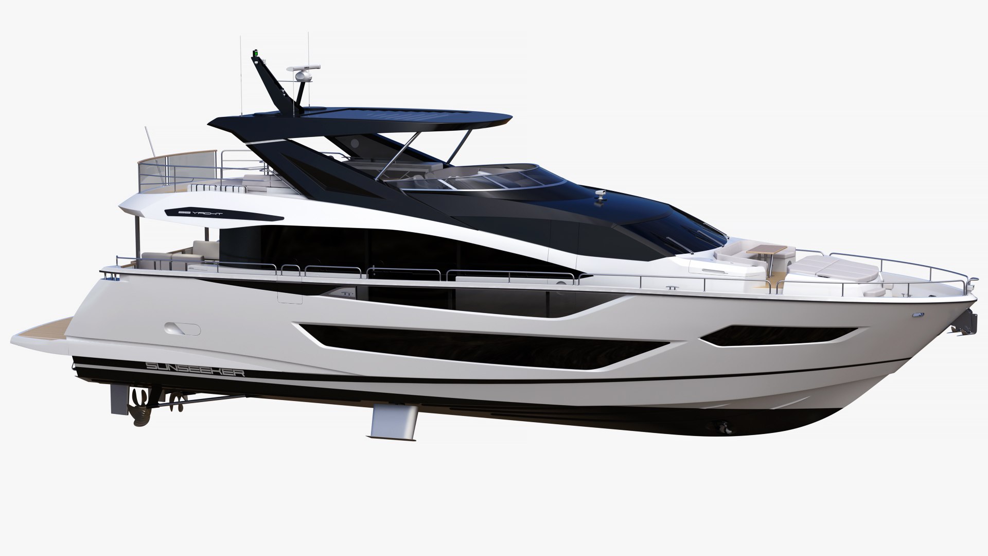 3d Sunseeker 88 Yaht Model Turbosquid 1971944