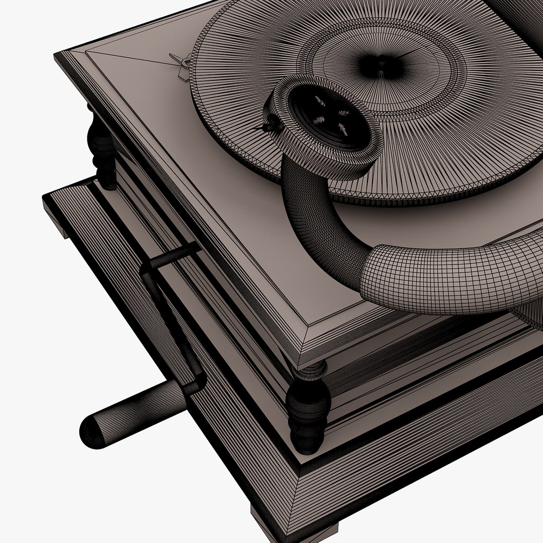 Gramaphone Voice 3d Model