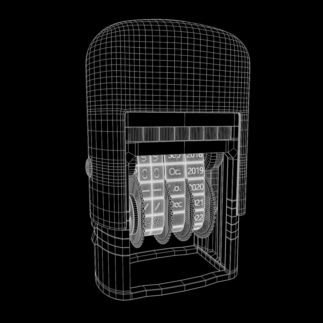 Stamp Trodat 3d Model