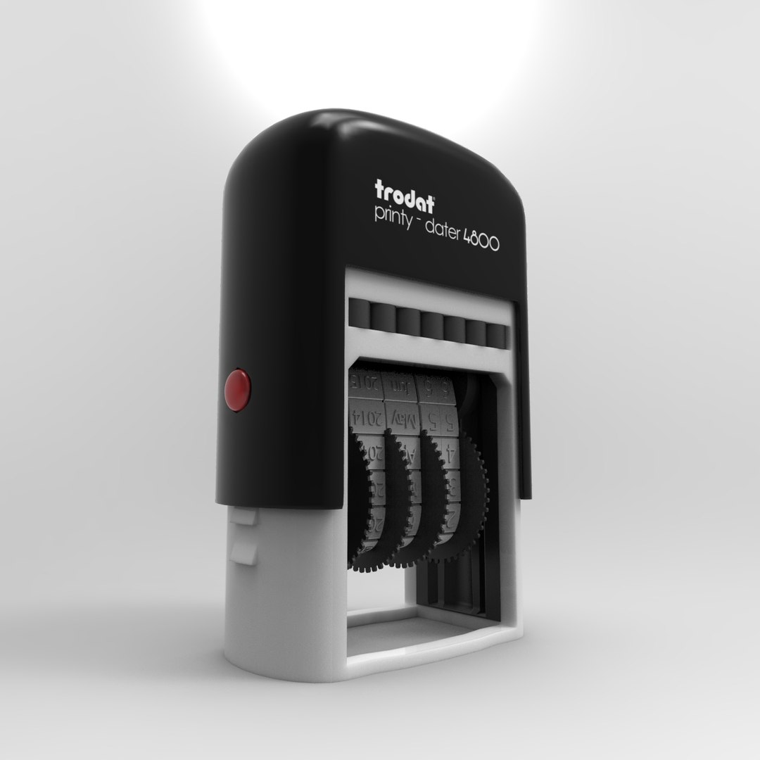 Stamp Trodat 3d Model
