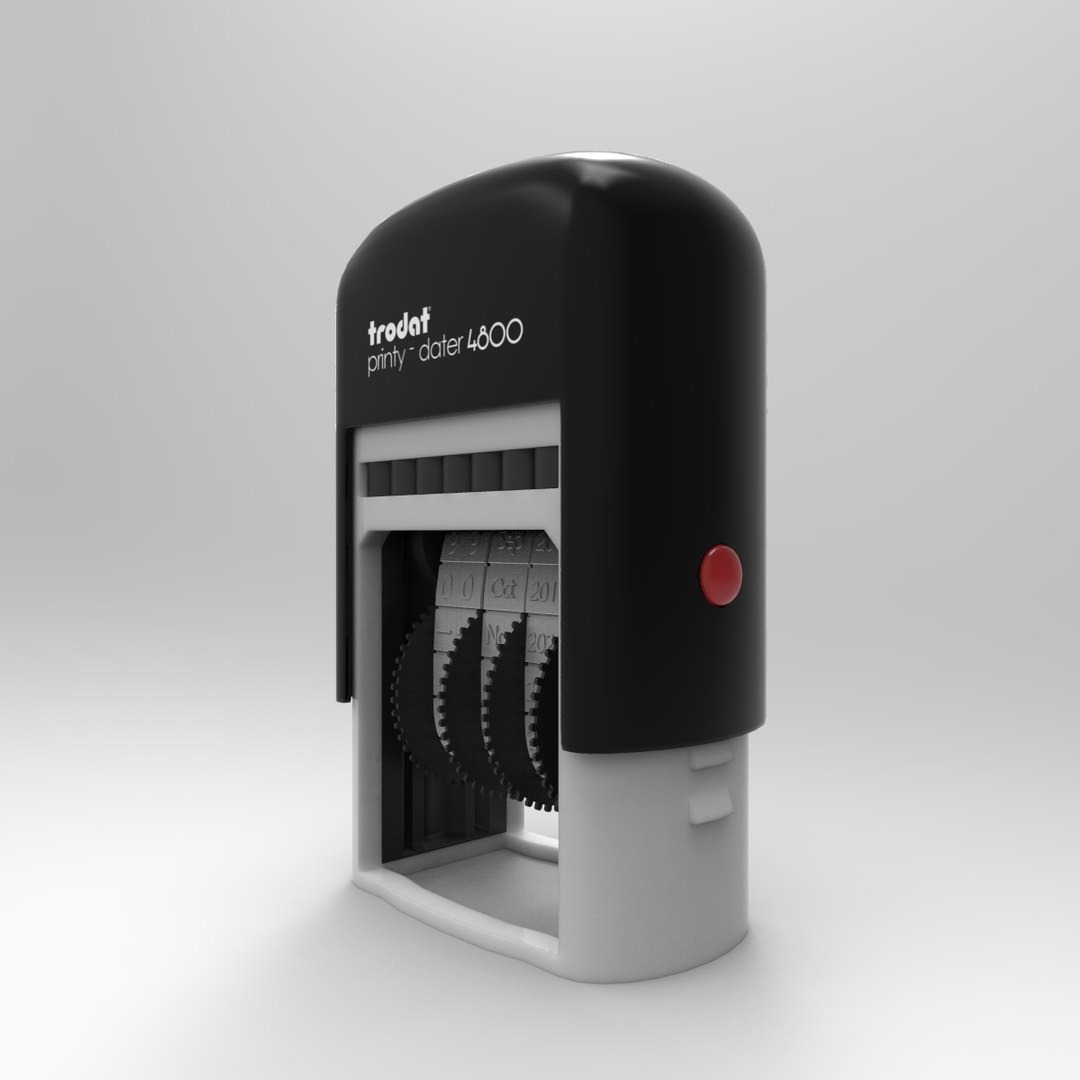 Stamp Trodat 3d Model