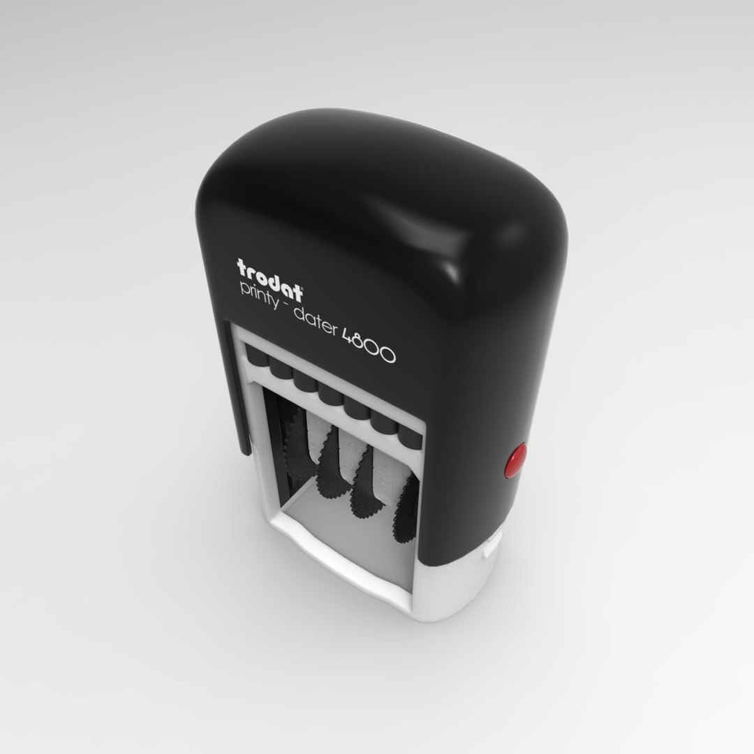 Stamp Trodat 3d Model